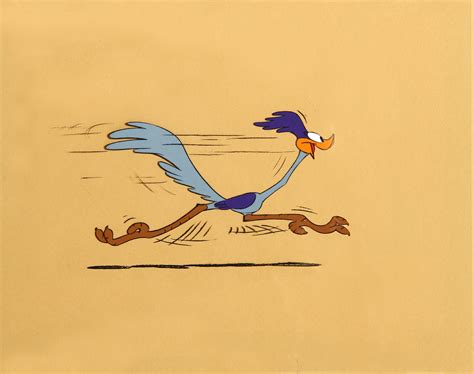 Lot Warner Bros Cartoons The Roadrunner Hand Painted Animation Cel