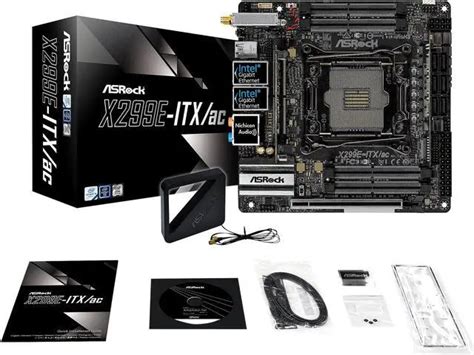 Asrock X299e Itx Ac Lga 2066 Mini Itx Intel Motherboard Newegg Ca