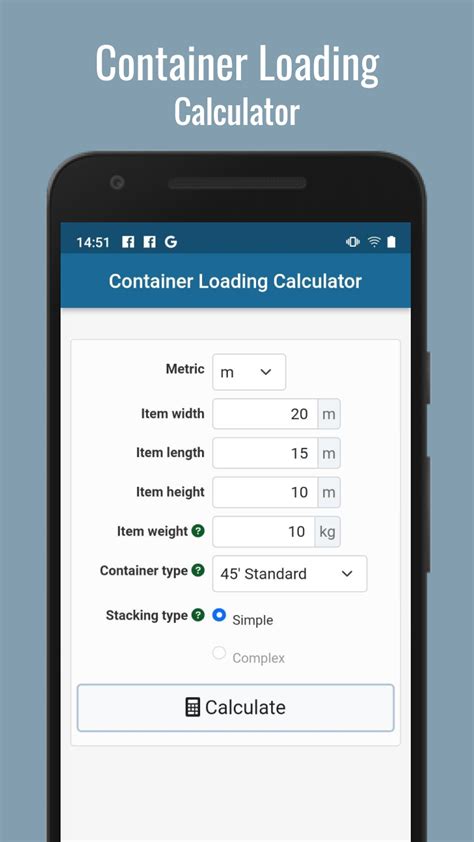 Container Loading Calculator App On Amazon Appstore