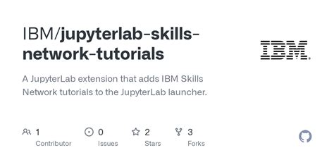 Github Ibmjupyterlab Skills Network Tutorials A Jupyterlab