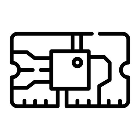 Premium Line Icon Of Ai Card Vector Art At Vecteezy