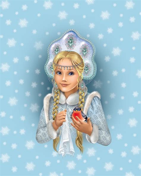 Екатерина Матюшкина - снегурочна | Christmas paintings, Xmas pictures ...