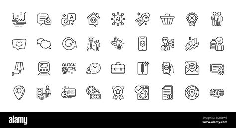 Portfolio 5g Wifi And Refrigerator Line Icons Pack For Web App Line Icons Vector Stock