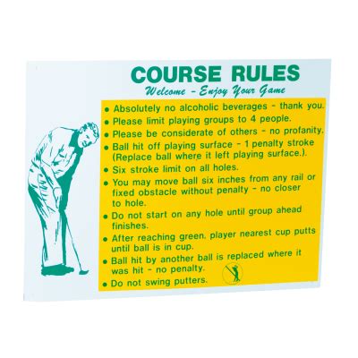 Course Supplies And Accessories Sgd Golf