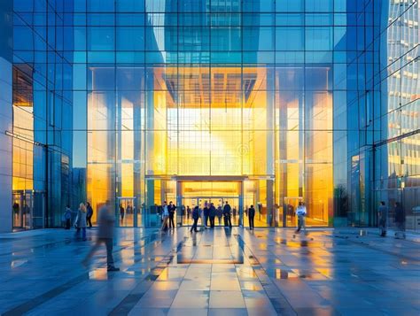 Arquitectura De Paisajes Urbanos Distrito De Negocios Edificio De