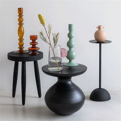 Urban Nature Culture Tummy Bijzettafel Zwart Living And Company