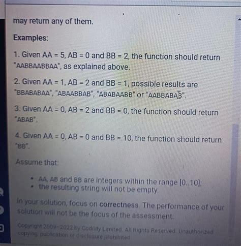 solved there an two letter strings aa ab and bb
