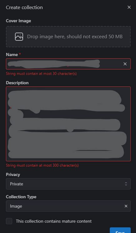 Collection Character Limits Visible Civitai