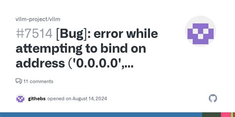 Bug Error While Attempting To Bind On Address 0000 8000 Address Already In Use