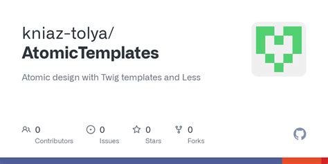GitHub Kniaz Tolya AtomicTemplates Atomic Design With Twig Templates And Less