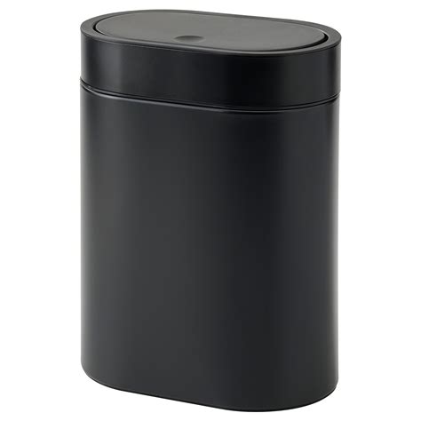 BROGRUND touch top bin black 4 l | IKEA Latvija