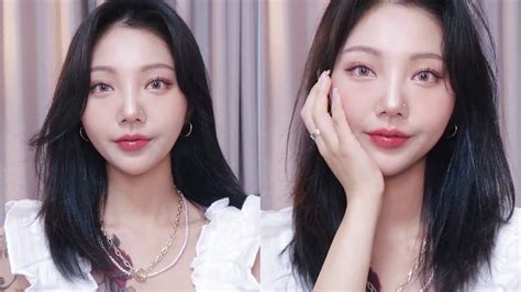 Subno 광고재업로드 Grwm 새로 산 제품들로 해 본 메이크업 ️오렌즈 러시안스모키에뛰드 더블래스팅 쿠션 매트