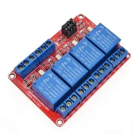 Relay Module V Channel Red Color Skmmart
