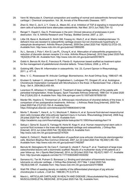 Anatomy And Function Of Articular Cartilage Dottor Alberto Gobbi O A S I Bioresearch