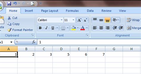 cara menggunakan column microsoft excel 2007 komputer dan elektronika