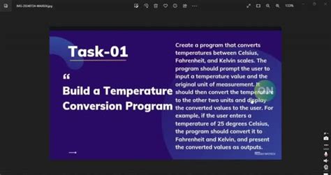 Riya Yadav On Linkedin Prodigyinfotech Internshipsuccess Temperatureconversion