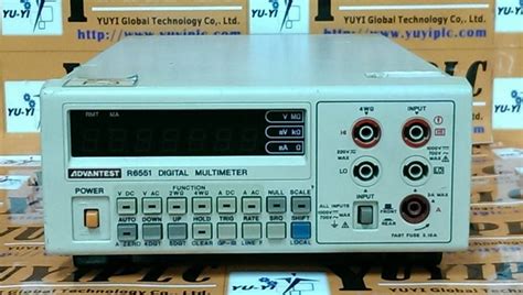 Advantest R6551 Digital Muitimeter Plc Dcs Servo Control Motor Power Supply Ipc Robot