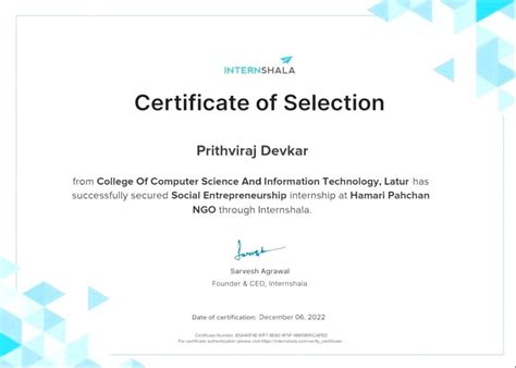 Prithviraj Devkar On Linkedin Internshala Socialentrepreneurship