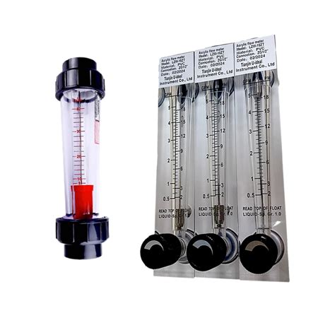 Water Flow Meter 12 Male Thread Panel Flowmeter For Pvc Pipe China Glass Rotameter And