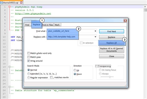 wordpress how to install theme sample data sql import with godaddy