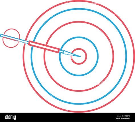 Isolated Dartboard Design Stock Vector Image Art Alamy