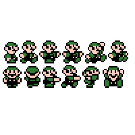 Pixilart Luigi Smb3 By Nintendo Fan