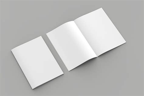 소프트 커버 잡지 또는 안내 책자에 격리 된 부드러운 회색 배경까지 조롱 3 차원 일러스트 레이 션 0명에 대한 스톡 사진 및 기타 이미지 Istock