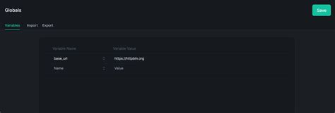 Variables Docs