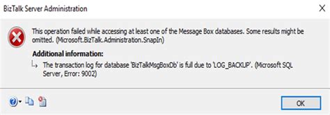 how to fix sql server error 9002