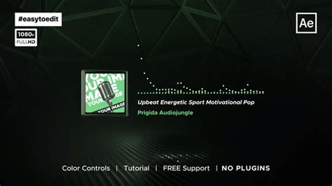 Audio Visualizer Audio Waveform Equalizer Player Product Promo Ft