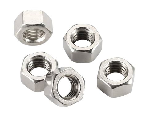 Hex Nuts Strong Threaded Fasteners Burk Pk