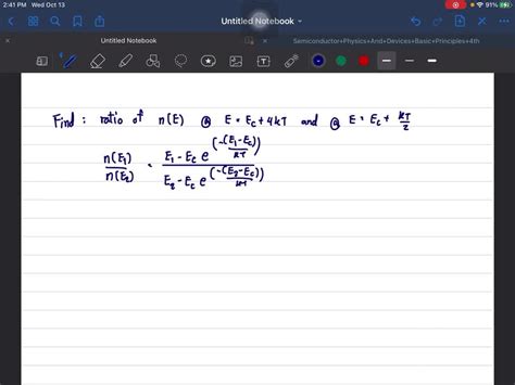 Solved Assume The Boltzmann Approximation In A Semiconductor Is Valid Determine The Ratio Of N