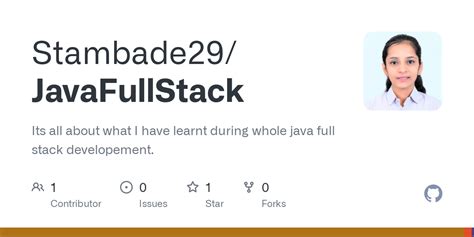 GitHub Stambade JavaFullStack Its All About What I Have Learnt During Whole Java Full Stack