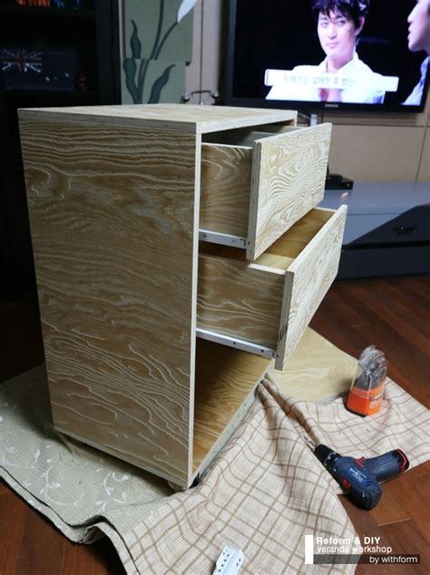 초보의 서랍 레일 철레일 바퀴레일 달기 네이버 블로그