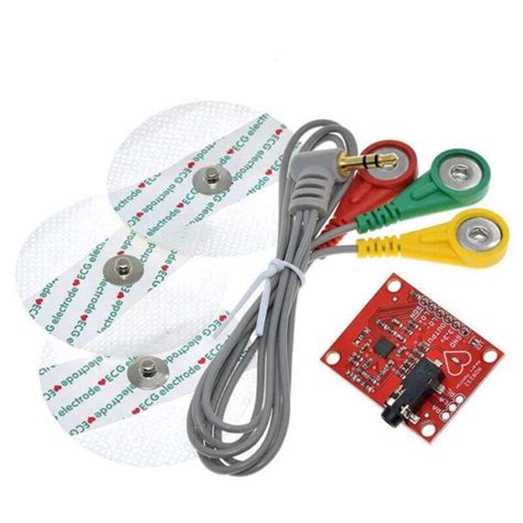 Buy Ad8232 Ecg Heart Rate Sensor Real Time Monitoring Module For