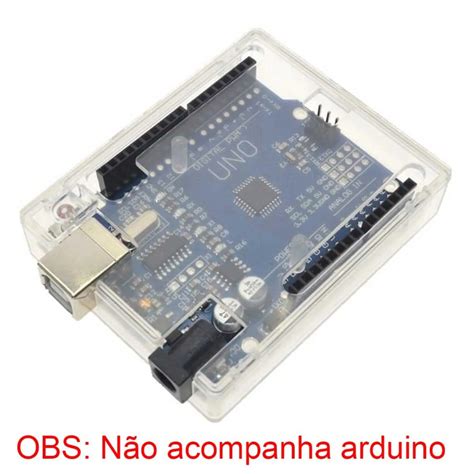 Case Para Arduino Uno R3 Em Plastico EncaixÁvel 4hobby Indústria E Comércio
