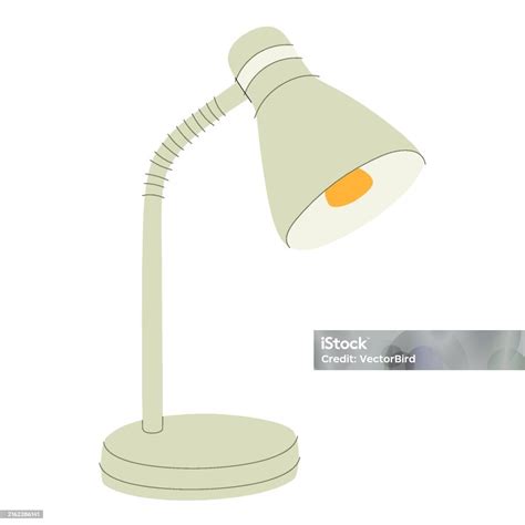 테이블 램프 사무실 가정을 위한 책상 조명 구부리는 목 금속 그늘을 가진 전기 스포트라이트 실내 데스크톱 기기 가정 생활에 대한 스톡 벡터 아트 및 기타 이미지 Istock