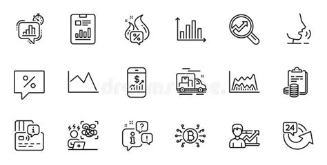Outline Set Of Success Business Hot Offer And Line Chart Line Icons For Web Application For