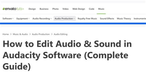How To Vocode Audio In Audacity A Comprehensive Guide Envato Tuts