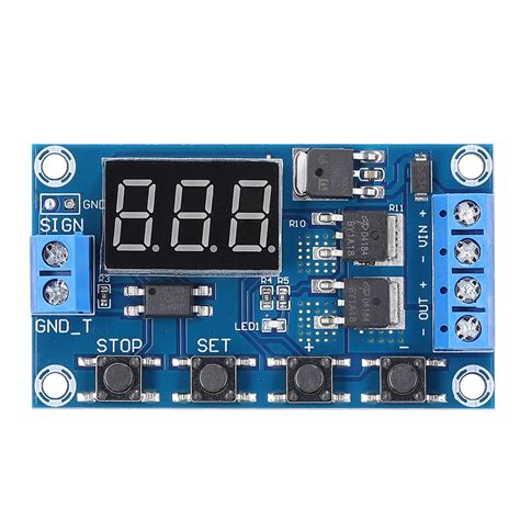 Dual MOS LED Digital Time Delay Relay Trigger Cycle Timer Delay Switch