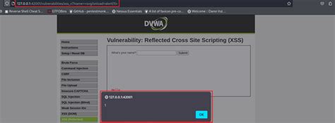 Dvwa Xss Reflected Pentest Journeys