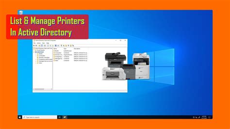 Solved How To List Manage And Delete Printers In Active Directory
