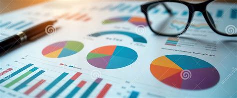 Data Driven Business Analysis Document With Vibrant Pie Charts Bar