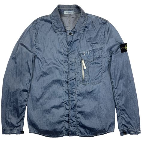 Ss 10 Stone Island Nylon Metal Overshirt Dans Designer