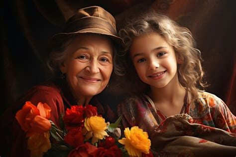Premium Ai Image Smiles Across Generations Generative Ai