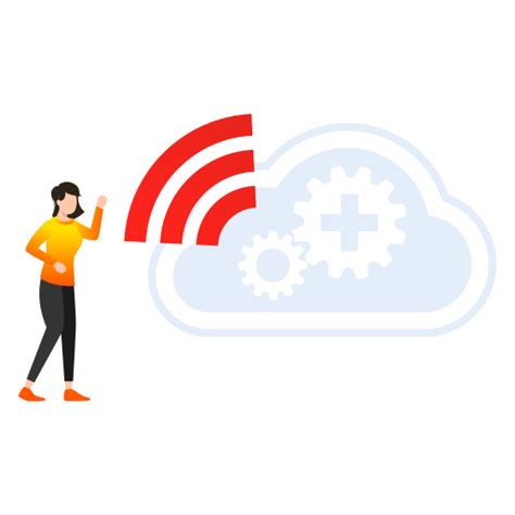 Wifi Setting Connection Girl People Icon Download On Iconfinder