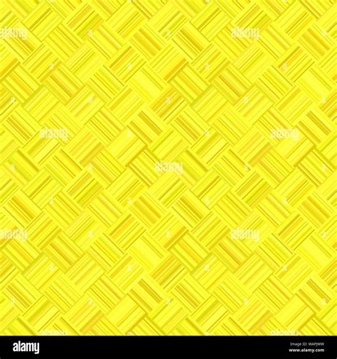 Yellow Seamless Abstract Diagonal Striped Square Mosaic Pattern Background Vector Wall Design