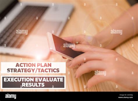 Handwriting Text Writing Action Plan Strategy Ortacti Conceptual Photo Action Plan Strategy Or