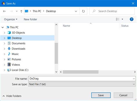 Creating Directx Diagnostic Dxdiag Reports Nexon America Support Center
