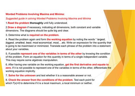 SOLUTION Calculus Module Part Worded Problems Involving Maxima And Minima Studypool